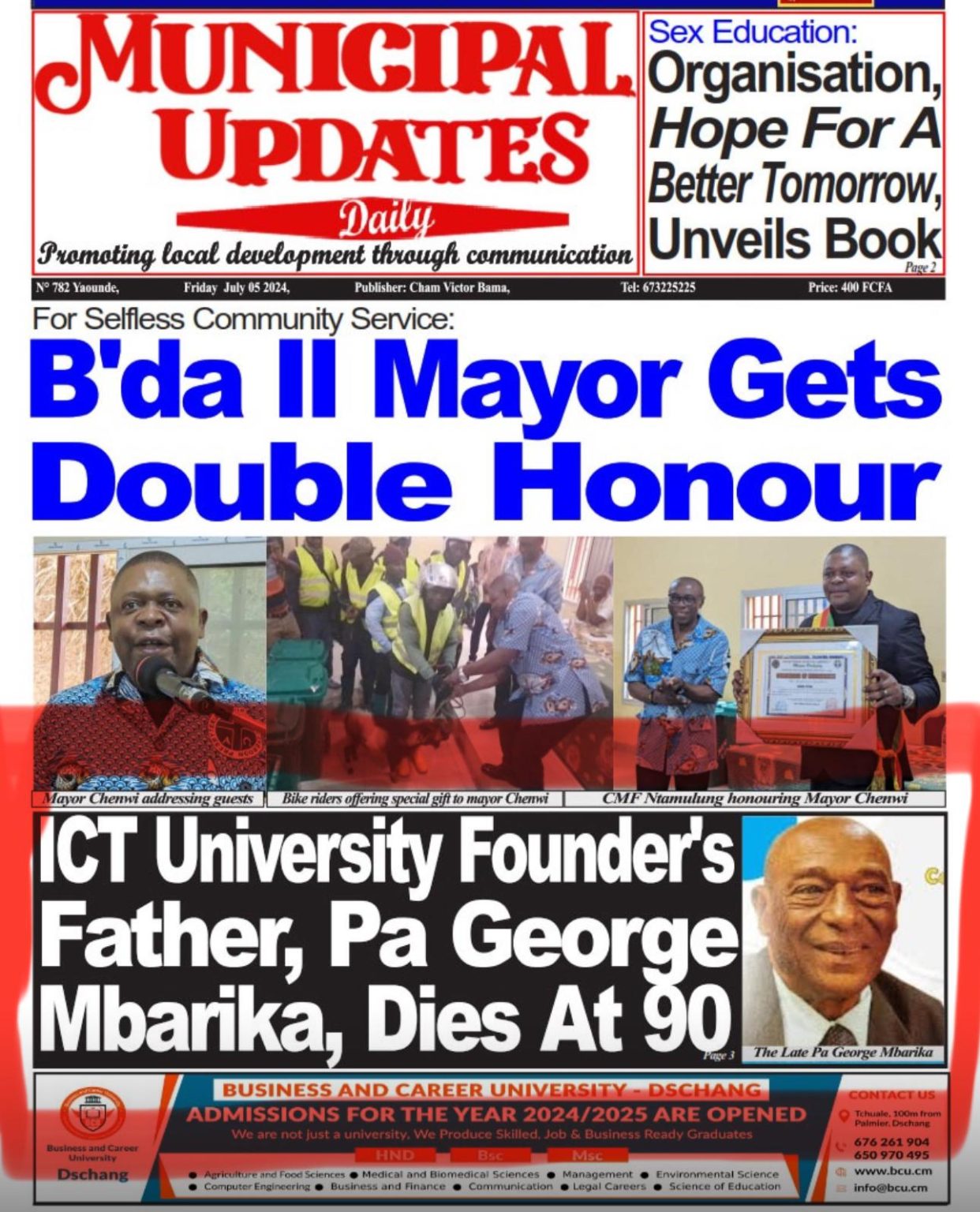ICT University Founder’s Father, Pa George Mbarika, Dies At 90 – Prof ...